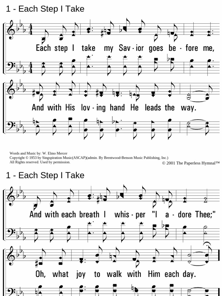 Each Step I Take | PDF | Religious Belief And Doctrine | Theology