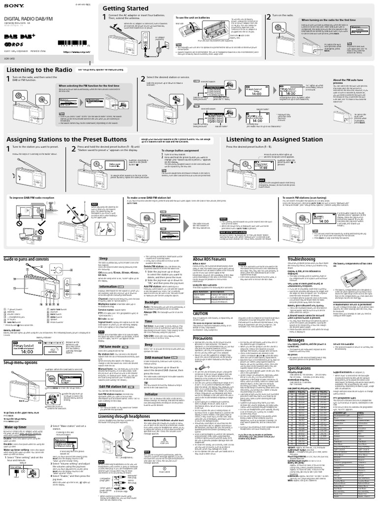 Getting Started: Digital Radio Dab/Fm | PDF | Radio | Frequency Modulation