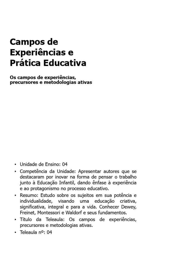 Aula Praticas | PDF | Pedagogia | John Dewey