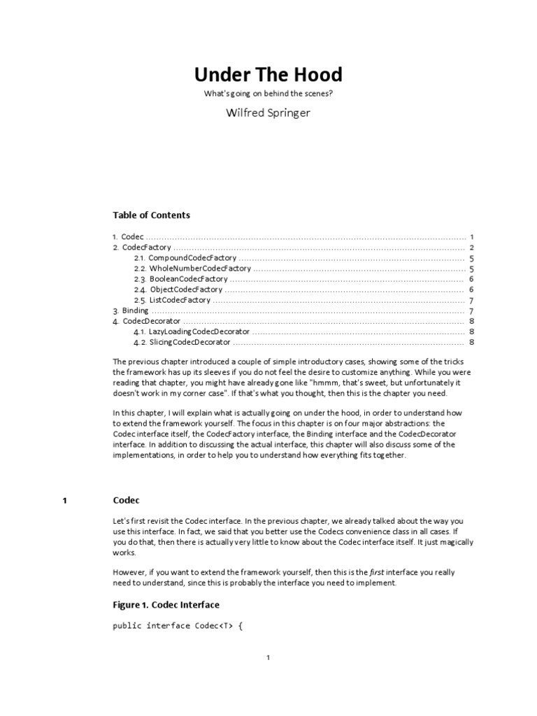 Preon Under The Hood | PDF | Codec | Class (Computer Programming)