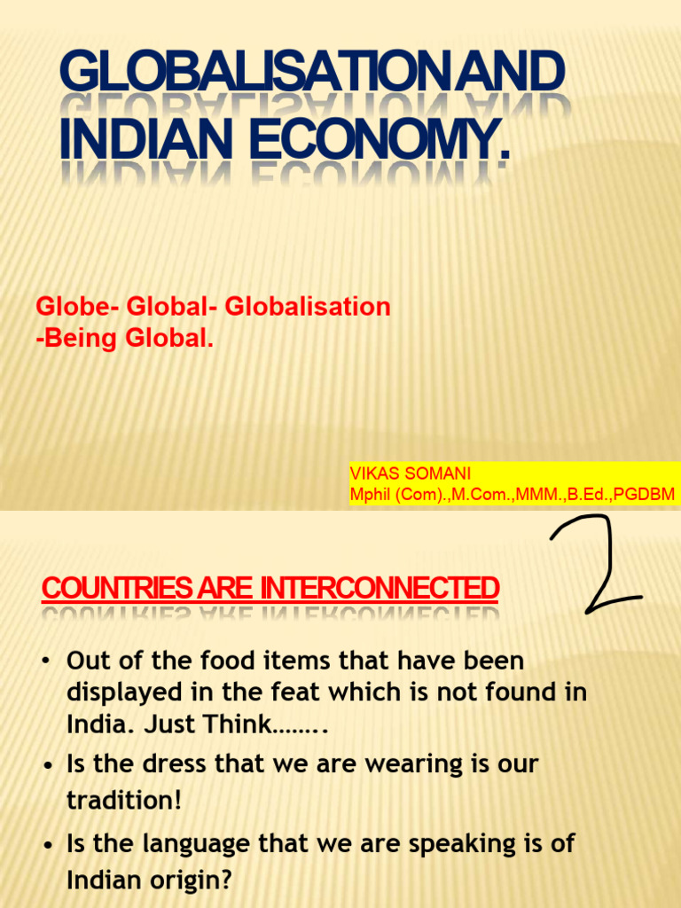 Globalisation SST | PDF | Globalization | Multinational Corporation