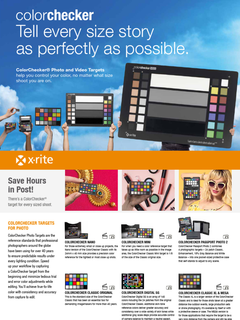 L11 293 ColorChecker Targets - EN | PDF | Exposure (Photography ...