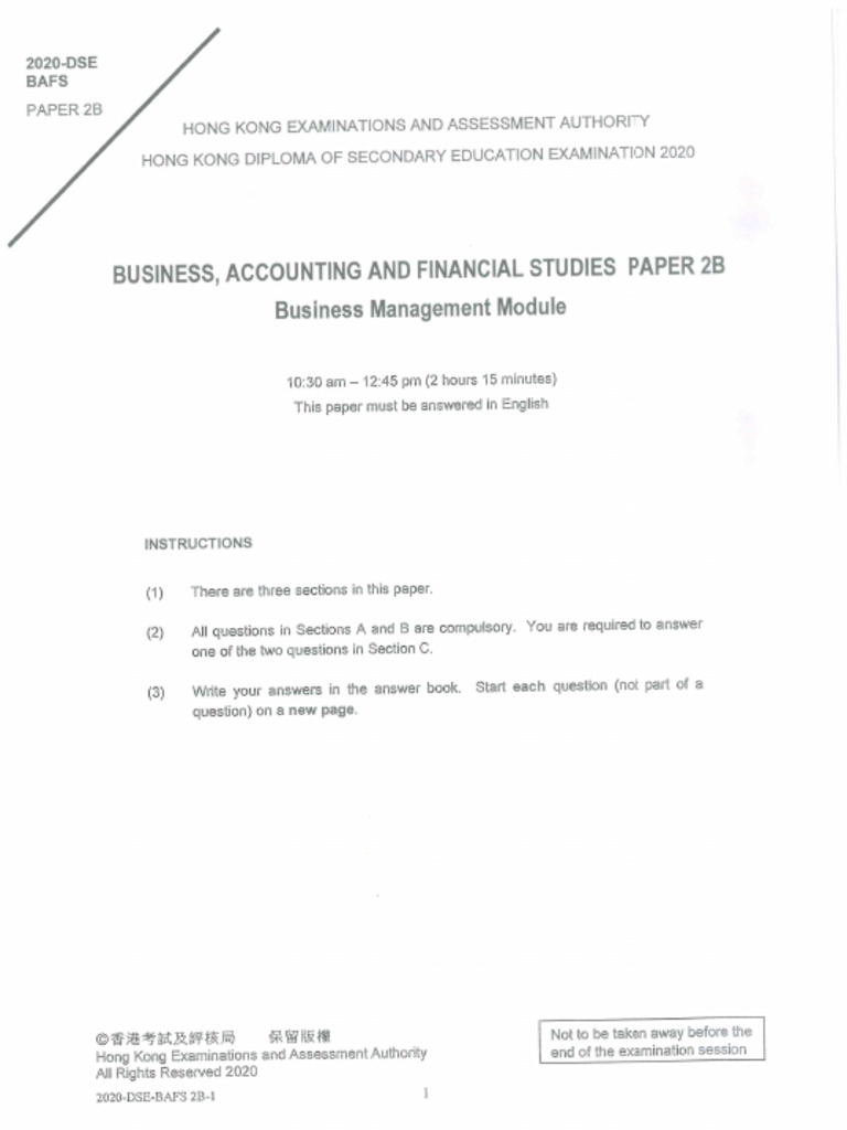 2020 Paper 2B - QB | PDF