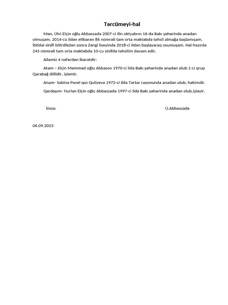 Tercumeyi Hal | PDF