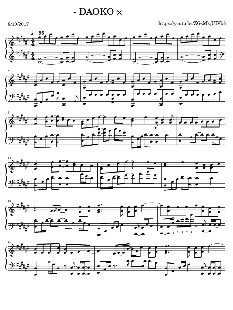 Uchiage Hanabi Fireworks - DAOKO | PDF