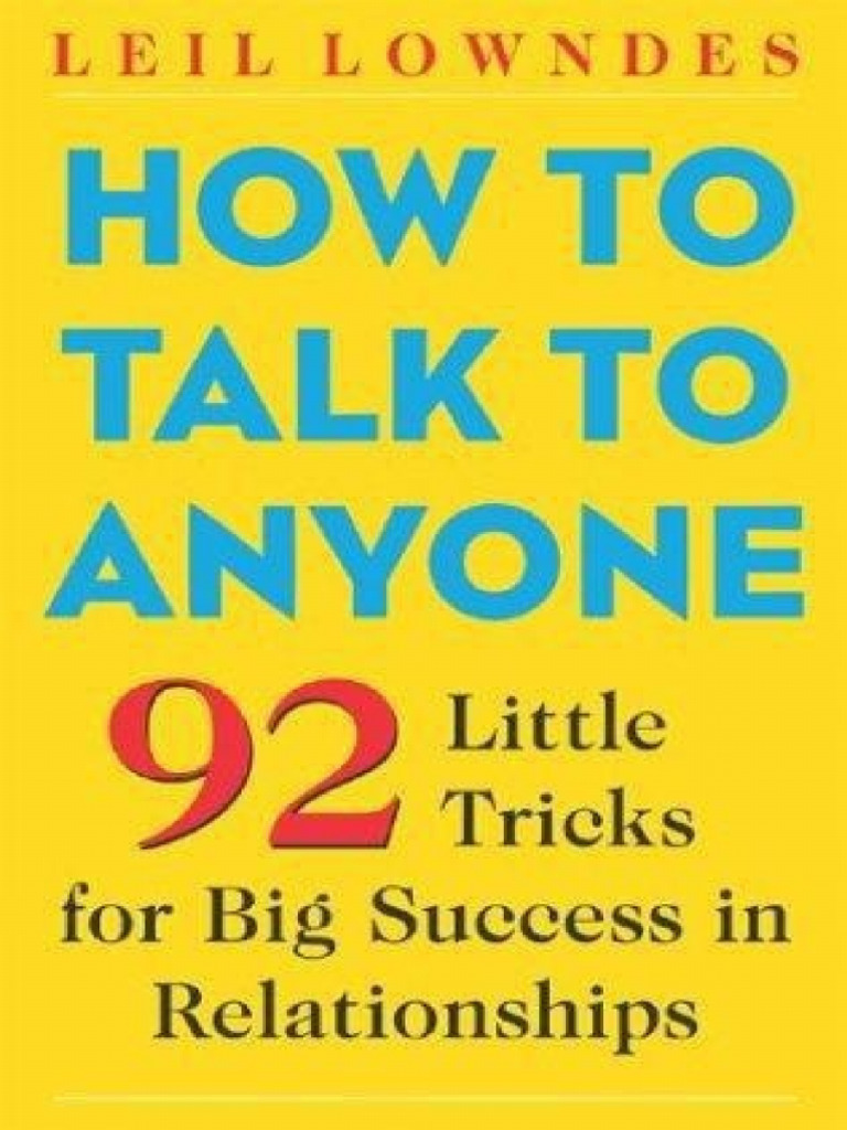 How To Talk To Anyone | PDF