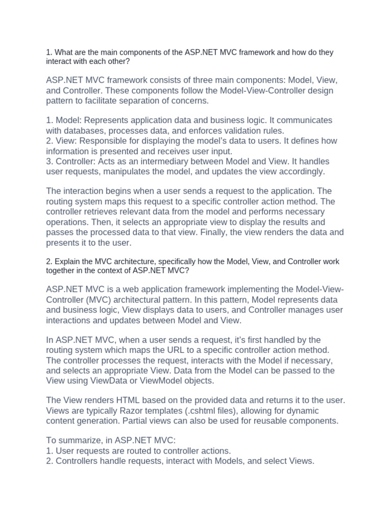 Interact With Each Other? | PDF | Model–View–Controller | Software Design