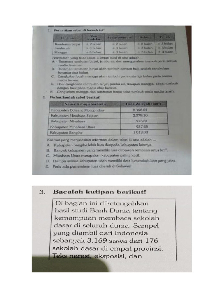 Edited - Soal Simulasi Ujian Paket 1 | PDF