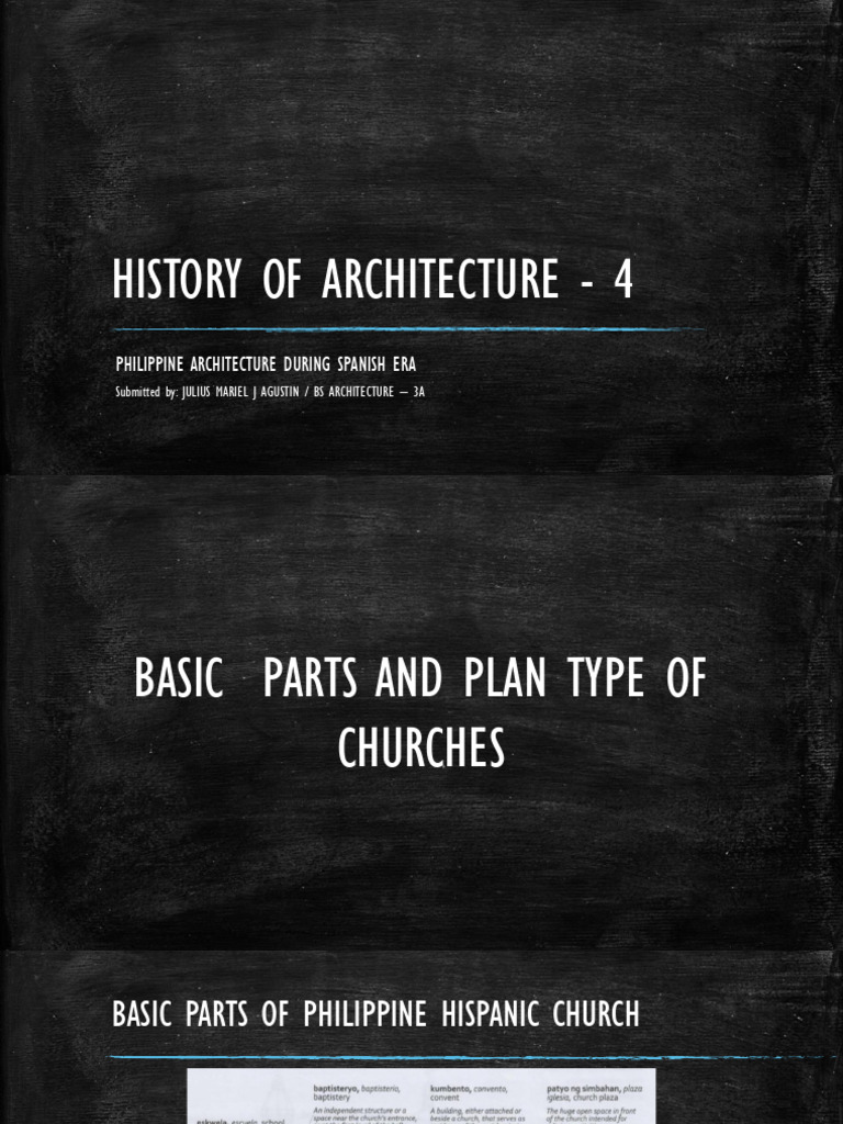 History of Architecture 4 Filipino Hispanic Architecture | PDF | Gothic ...