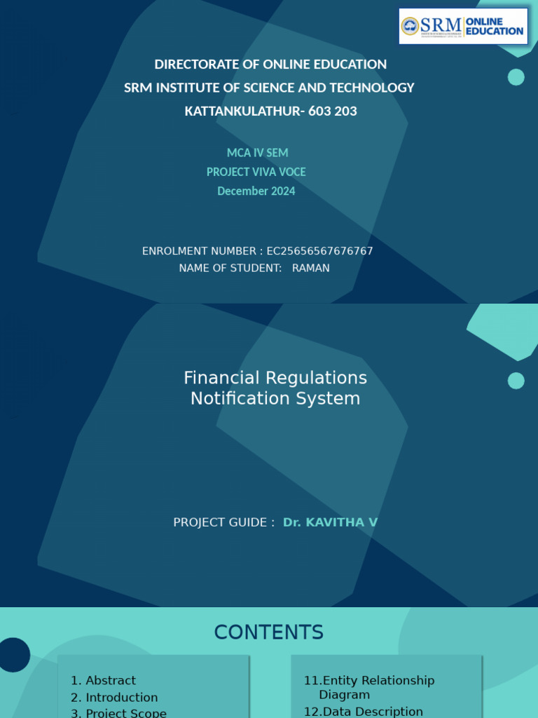 Model PPT Viva - Project-IV SEMESTER | PDF | Websites | Databases
