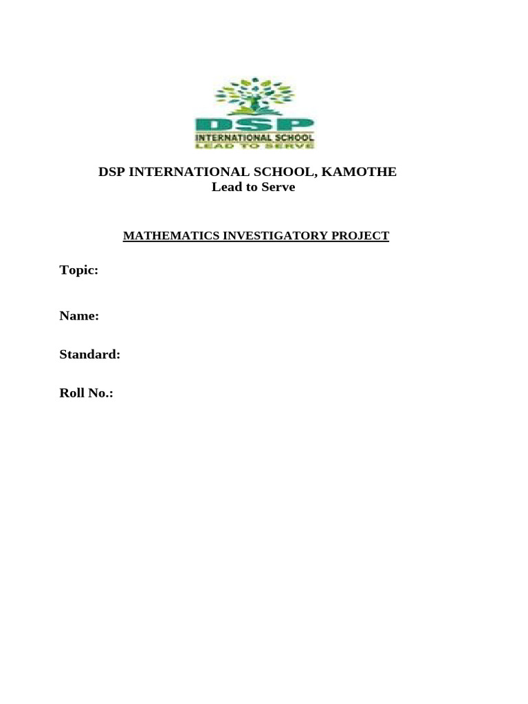 Project Front Page | PDF