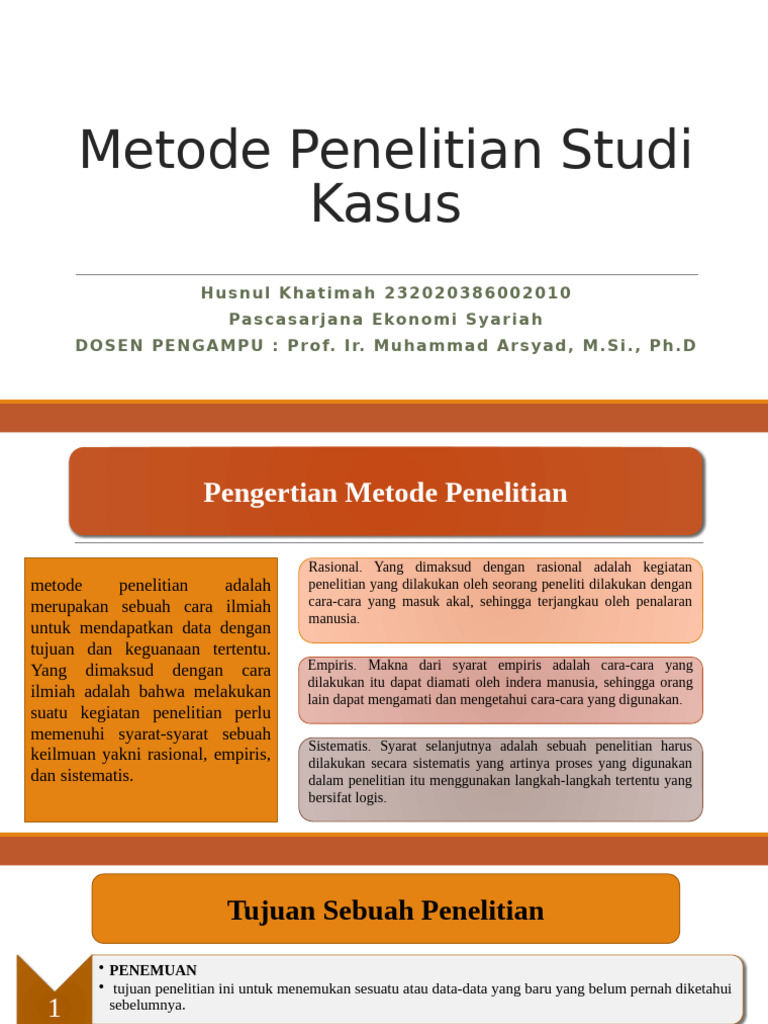 Metodologi Penelitian - Husnul Khatimah | PDF