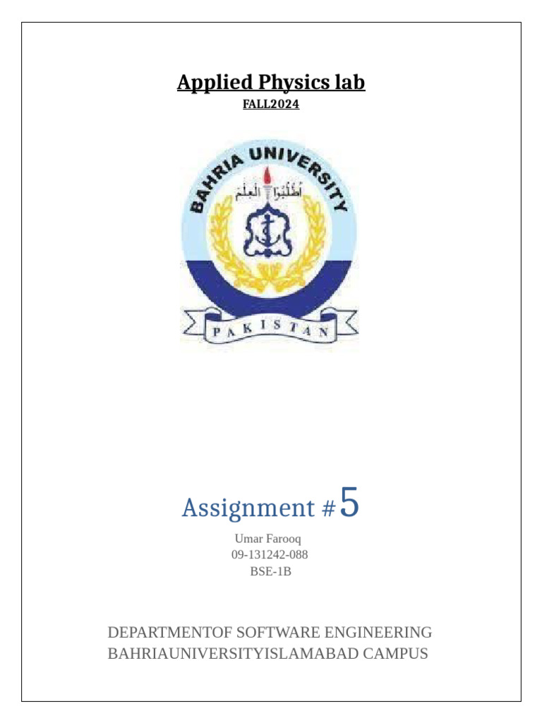 Ap Lab Assignment 5 Word | PDF | Velocity | Speed