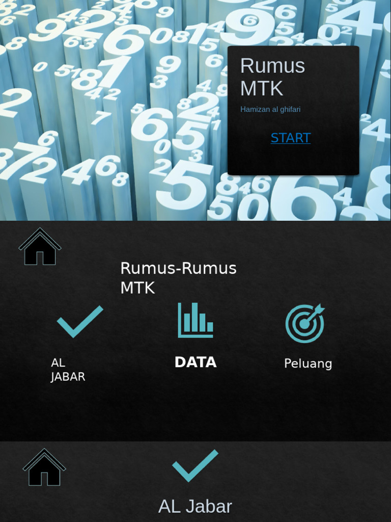 Hamizan - 7B - Rumus MTK | PDF