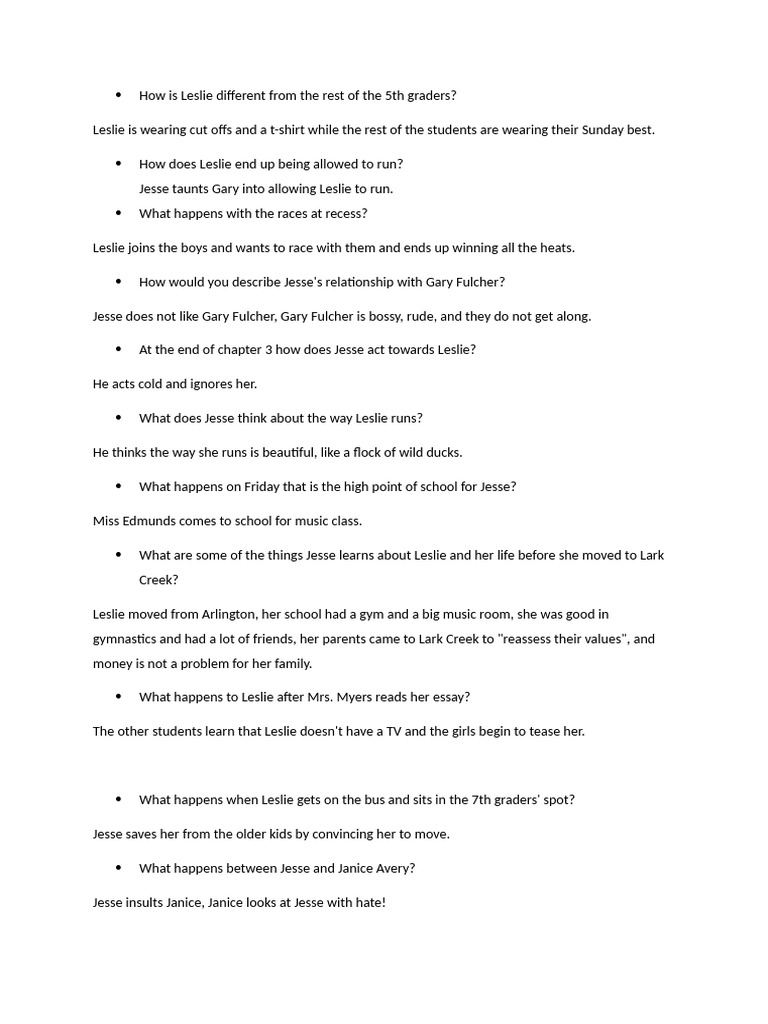 Bridge To Terabithia | PDF