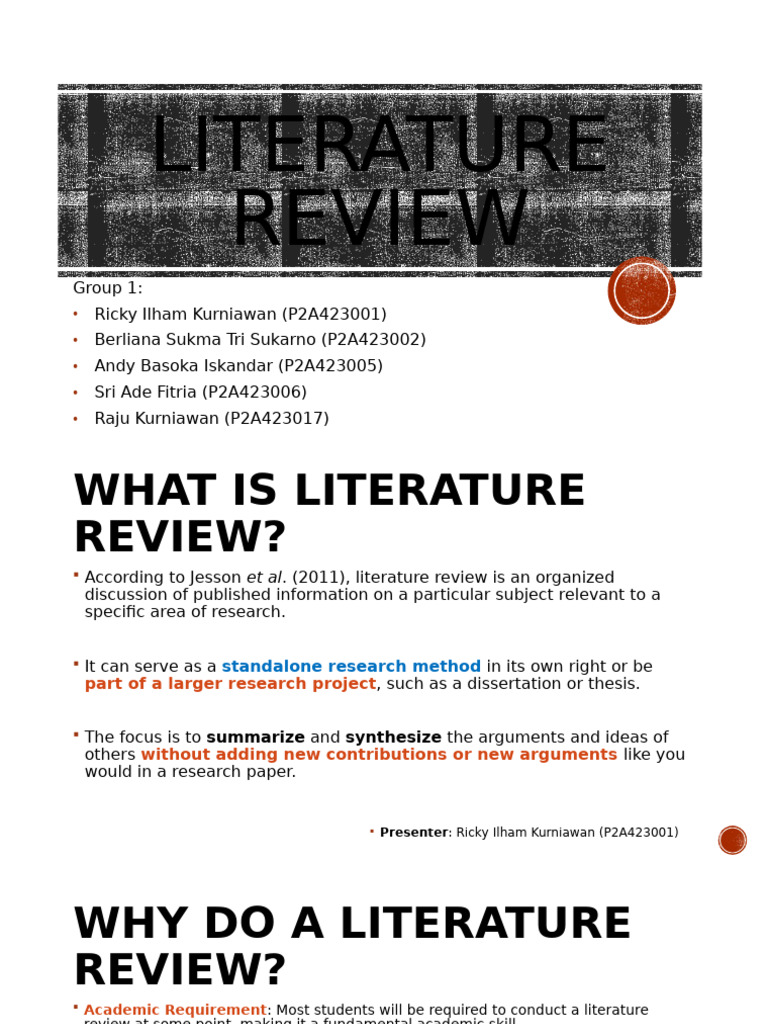Group 1 Literature Review | PDF | Literature Review | Methodology
