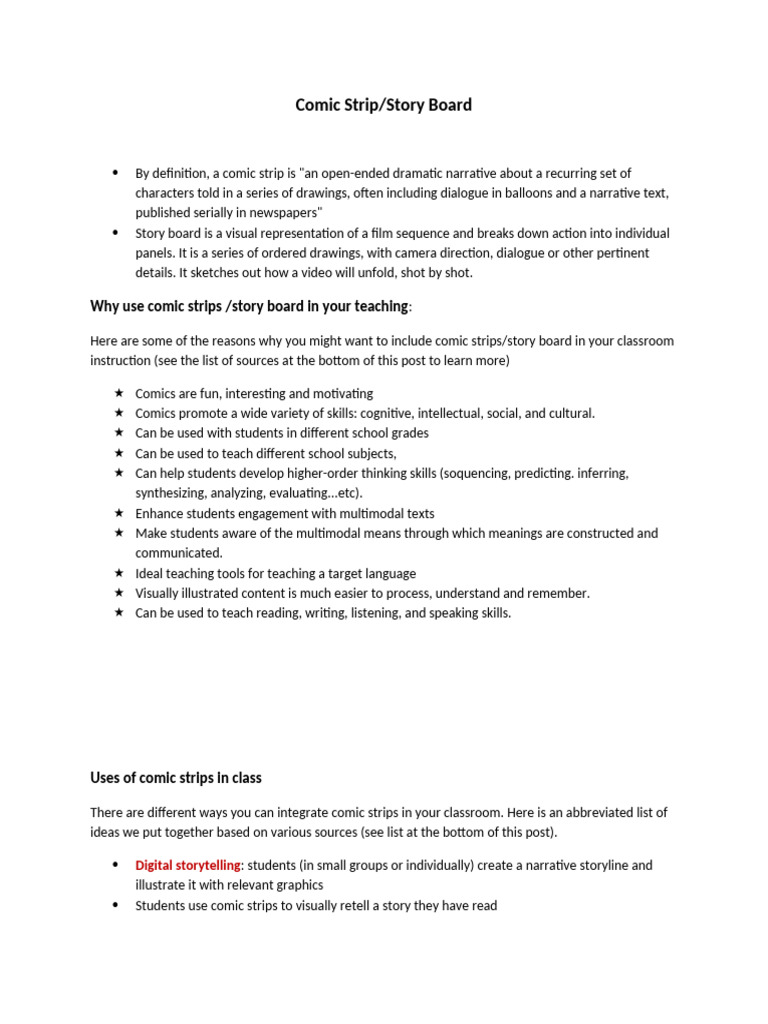 Comic Strip | PDF | Comic Strips | Comics