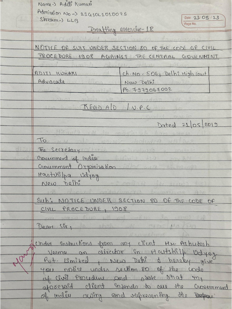 Drafting Exercise-18 | PDF