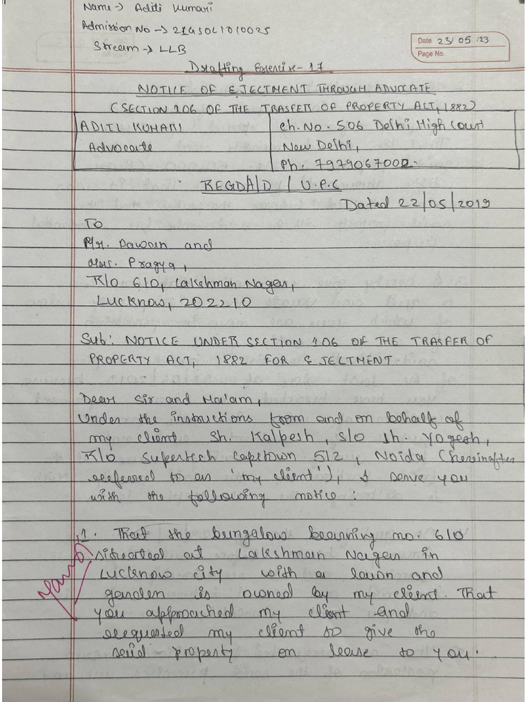 Drafting Exercise 17 | PDF