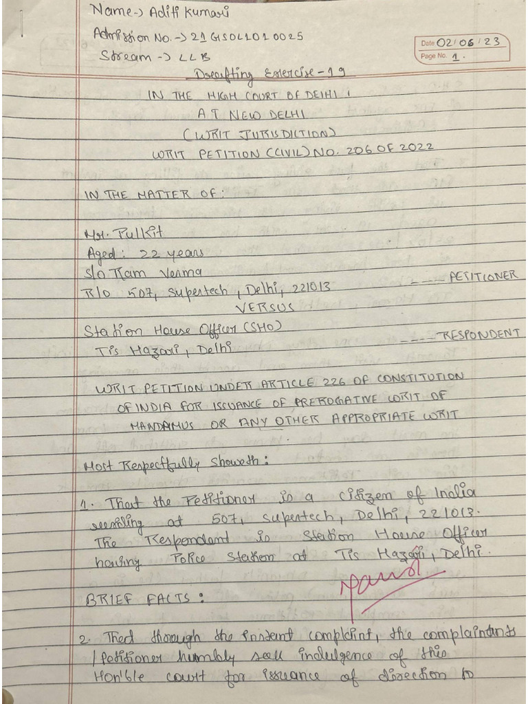 Drafting Exercise 19 | PDF