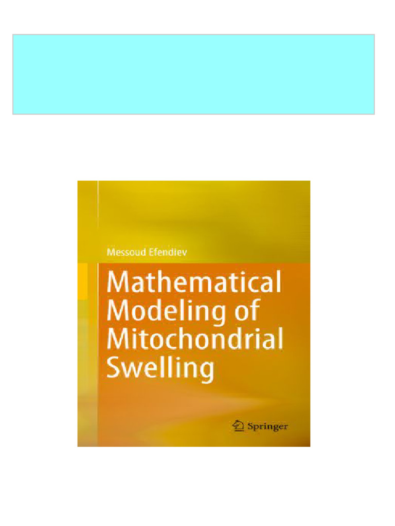 Instant Download Mathematical Modeling of Mitochondrial Swelling ... Instant Download Mathematical Modeling of Mitochondrial Swelling ...
