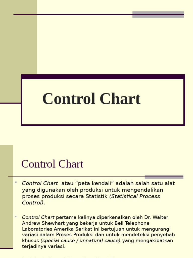 B. Control Chart | PDF