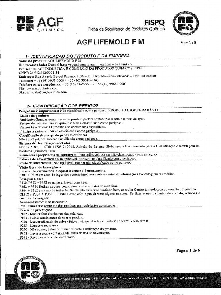 Agf - Agf Lifemold FM | PDF