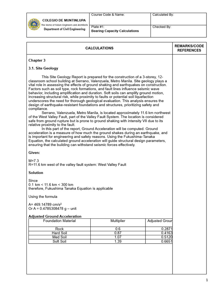 Chapter 3: Seismic and Hydrology Analysis | PDF | Earthquakes | Seismology