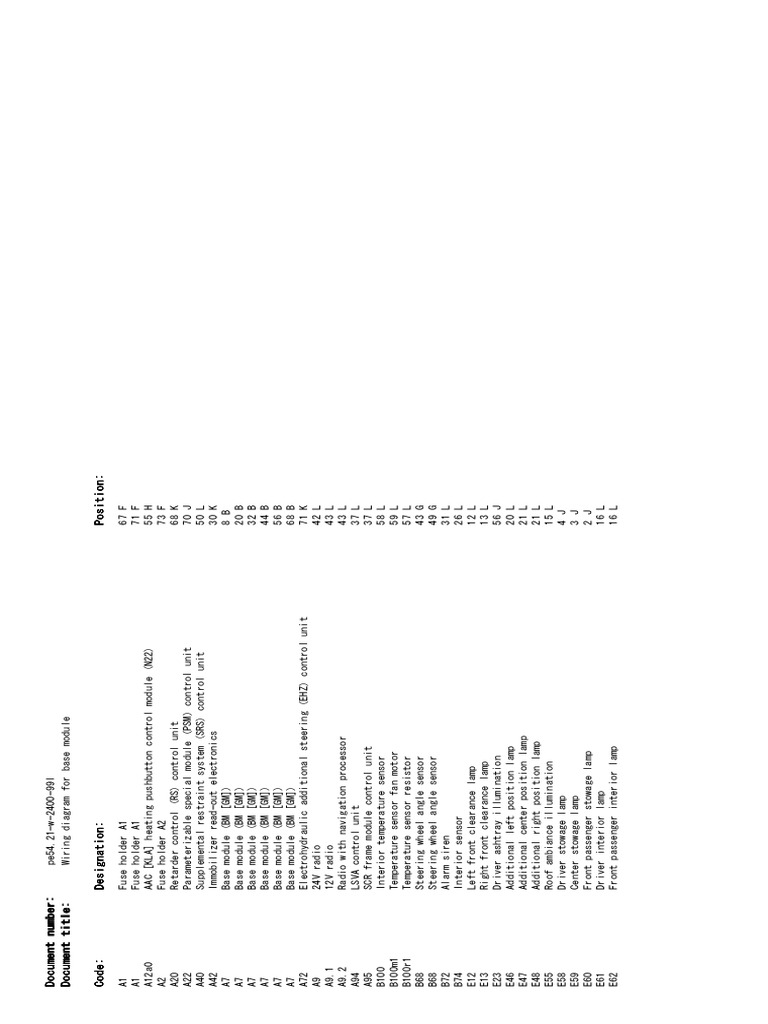 Base Module Wiring Diagram Guide | PDF | Fuse (Electrical) | Electrical ...