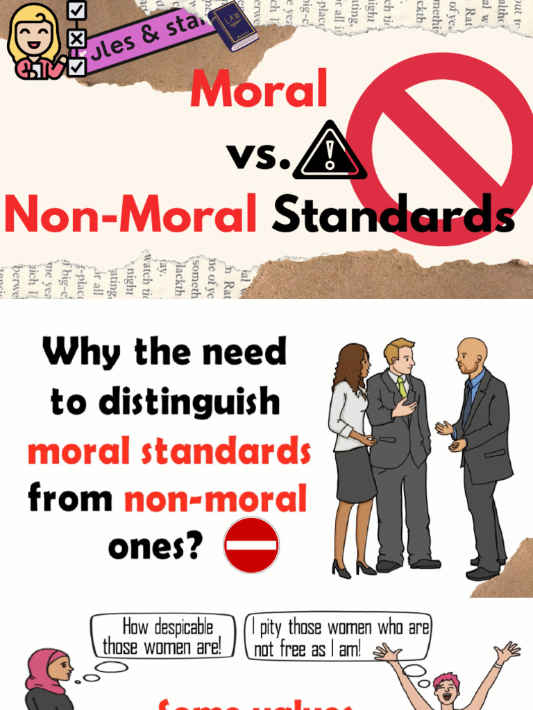 Moral Vs Non Moral | PDF