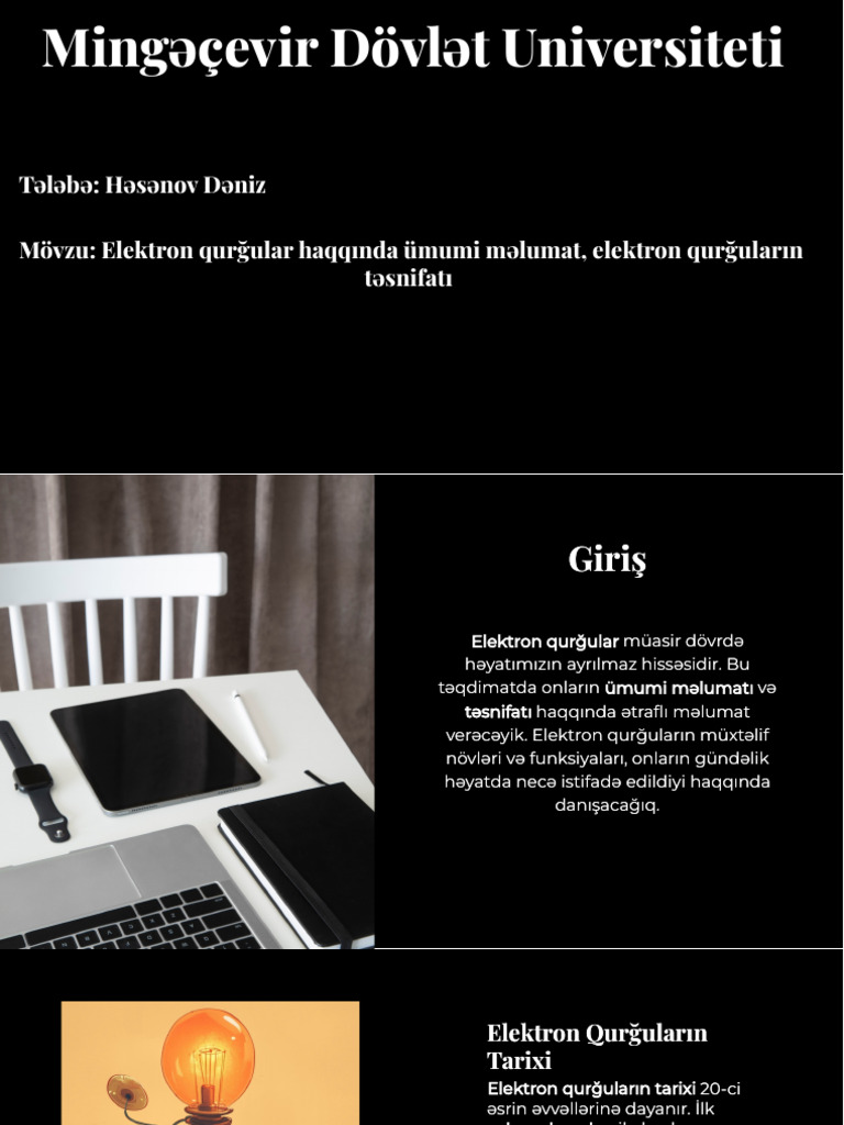 Wepik Elektron Qurgular Umumi Melumat Ve Tesnifat 202409270750166oyf | PDF