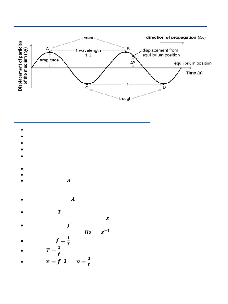 Waves Notes | PDF | Waves | Sound