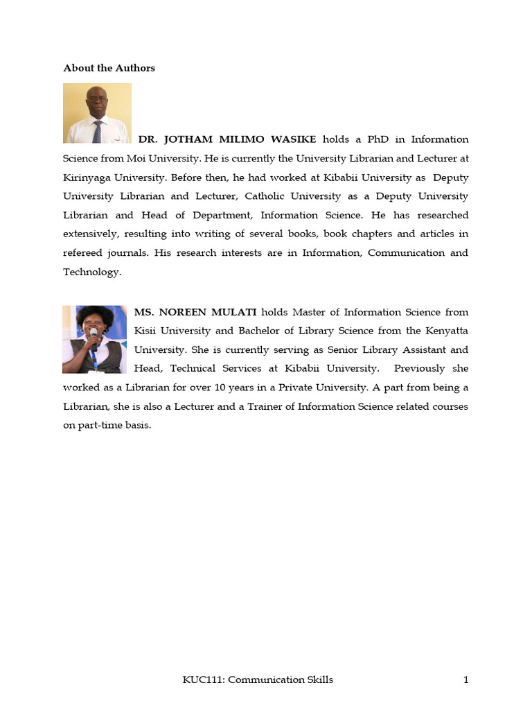 Communication Skills Module | PDF | Communication | Nonverbal Communication