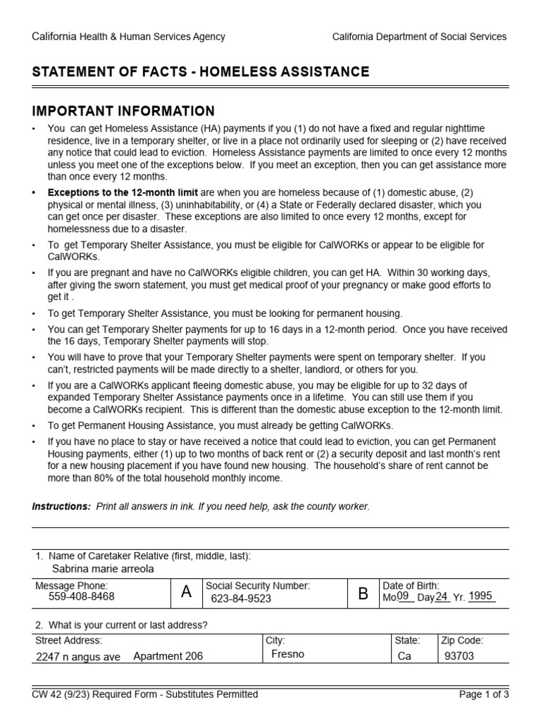 Homeless Application | PDF | Homelessness