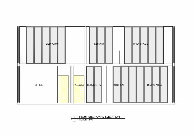 4 Right Sectional Elevation - Rendered | PDF