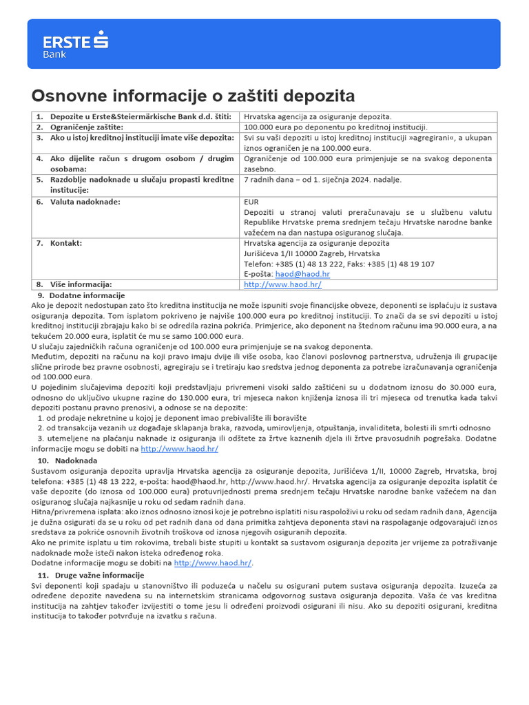 Osnovne Inf o Zastiti Dep | PDF