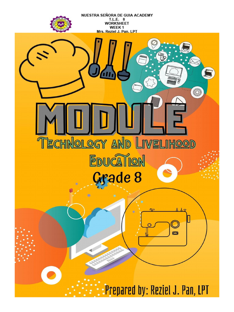 Week 1 Worksheet TLE 8 | PDF | Fast Food | Cooking