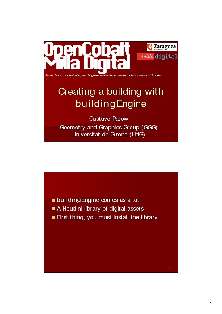 02 Using Building Engine | PDF | Computing | Computing And Information ...