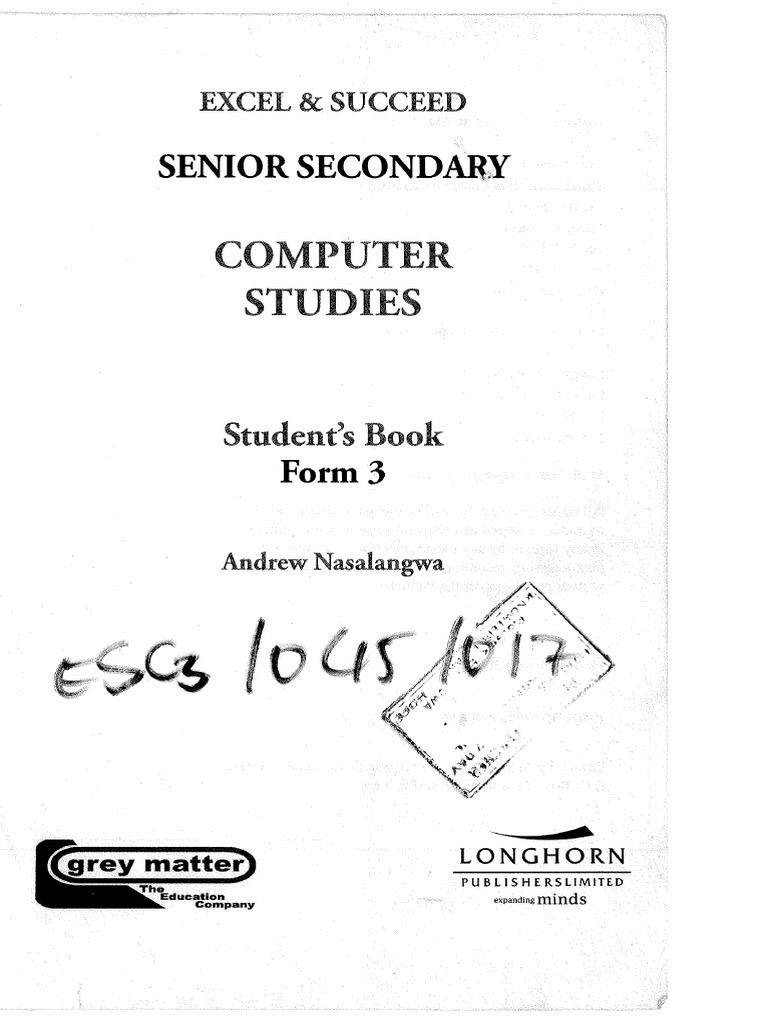 Malawi Form 3 Student Guide Excel | PDF