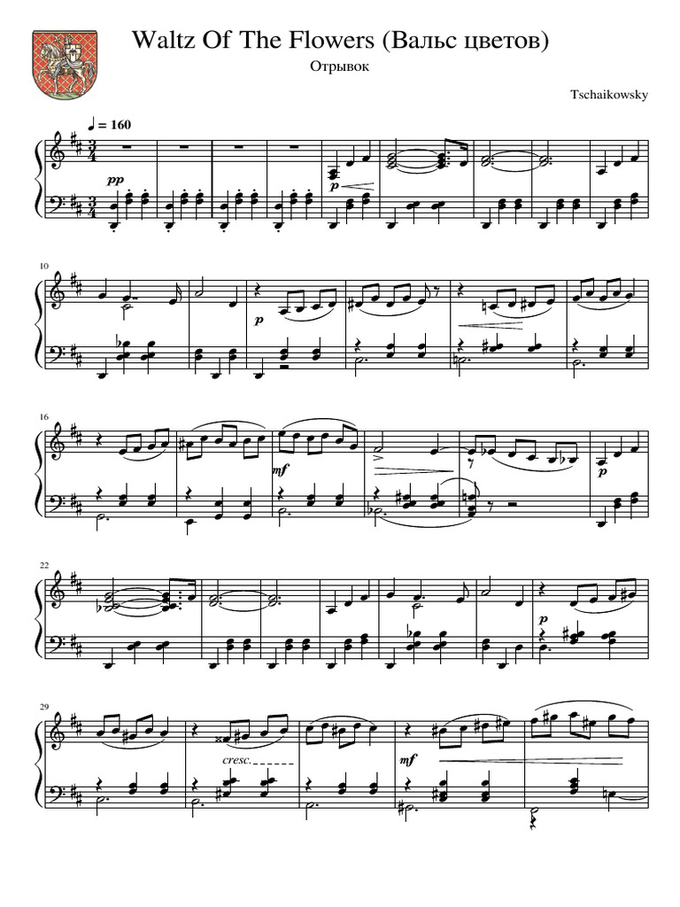 Waltz of The Flowers | PDF