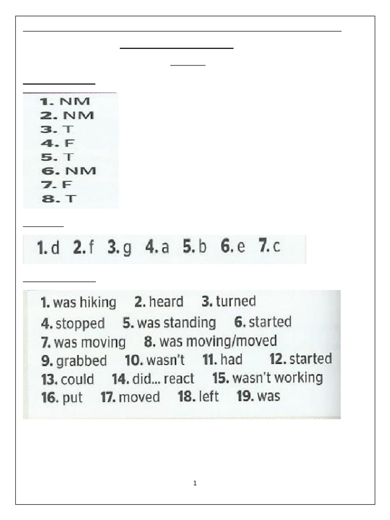 AB Language School Module 2b Answers | PDF