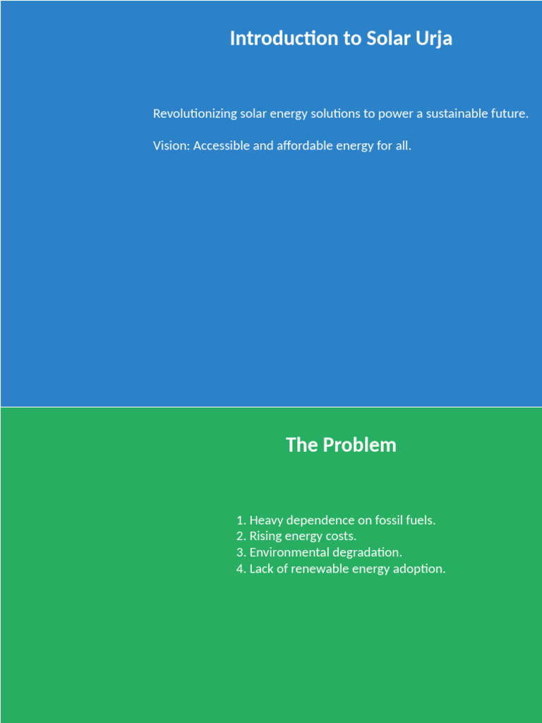 Solar Urja Professional Presentation | PDF | Renewable Energy | Solar Power