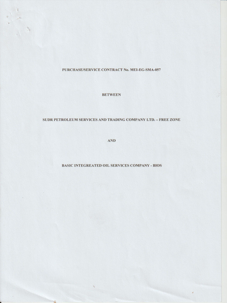 Mediterra Contract No MEI-EG-SMA-057 للتأمينات | PDF