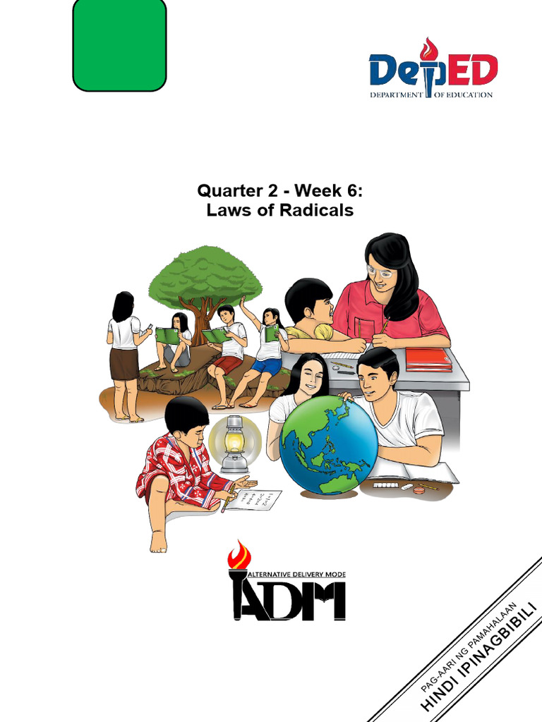 Math9 Q2 Week6 Laws-of-Radicals | PDF | Exponentiation | Cognition