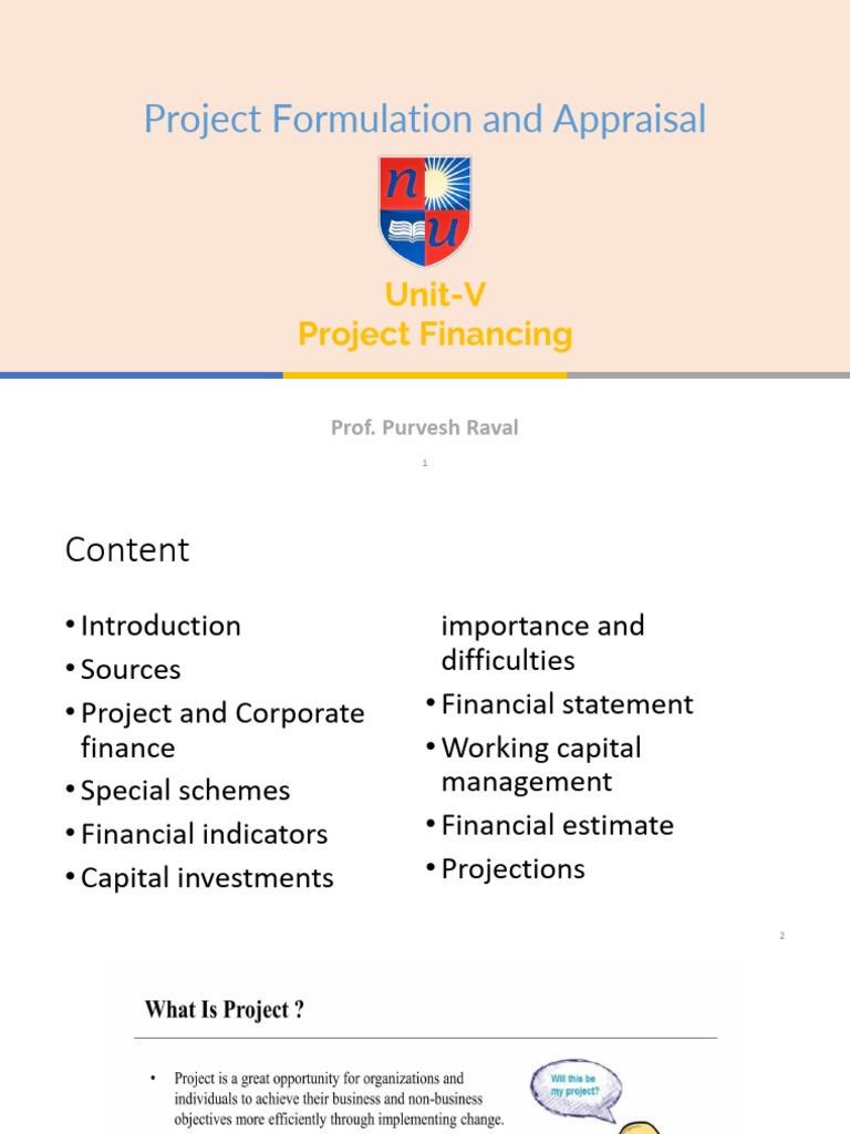 Unit 5 Project Financing | PDF | Equity (Finance) | Internal Rate Of Return