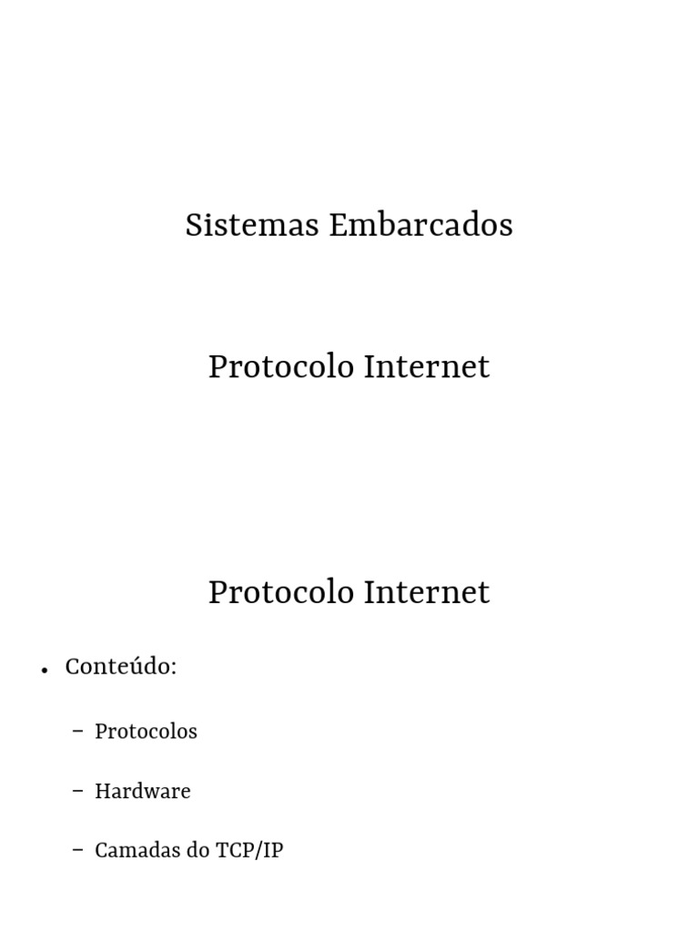 06 - Recursos Do Sistema Linux - Parte 8 - Protocolo Internet | PDF | Suíte de protocolo de ...