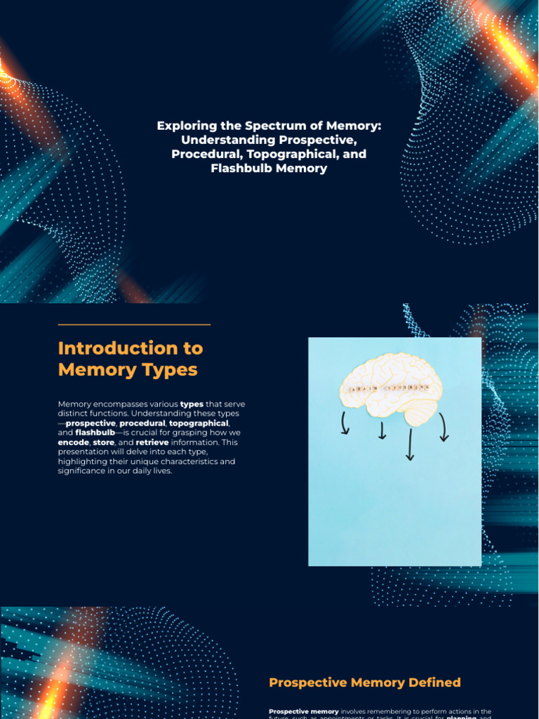 Slidesgo Exploring The Spectrum of Memory Understanding Prospective Procedural Topographical and ...