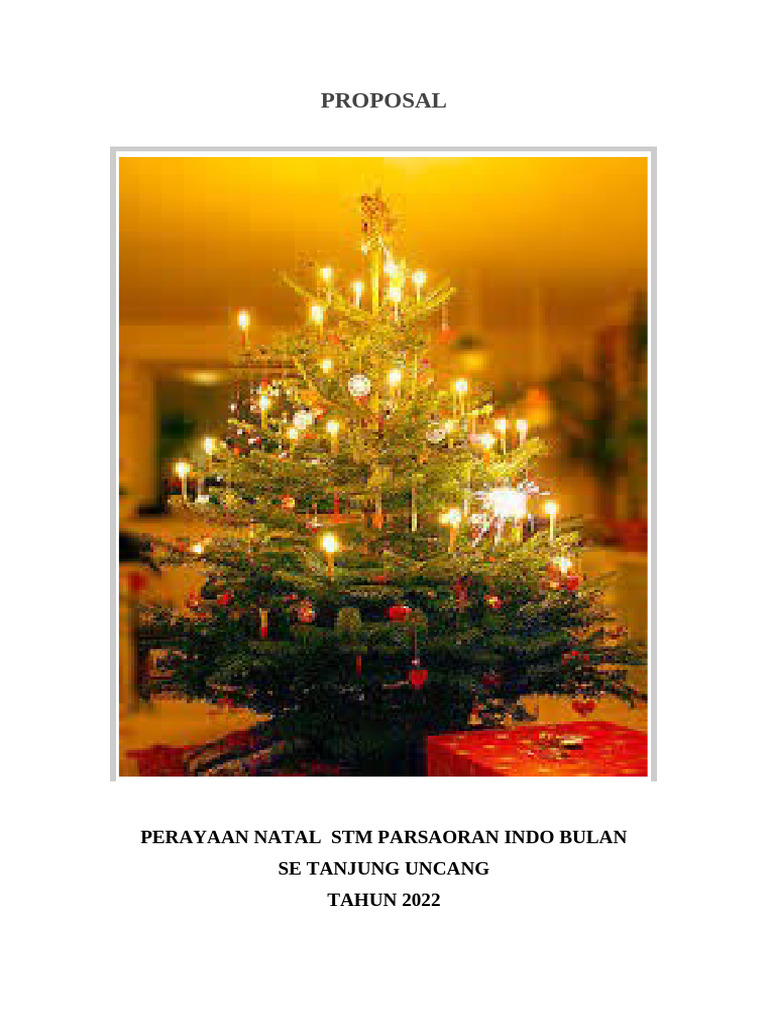 Proposal Natal STM Tanjung Uncang 2022 | PDF