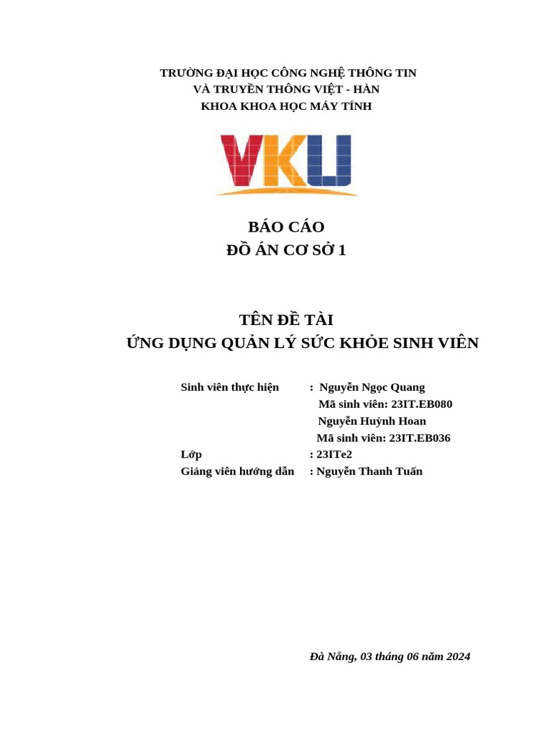 Baocao - Dacs1 | PDF