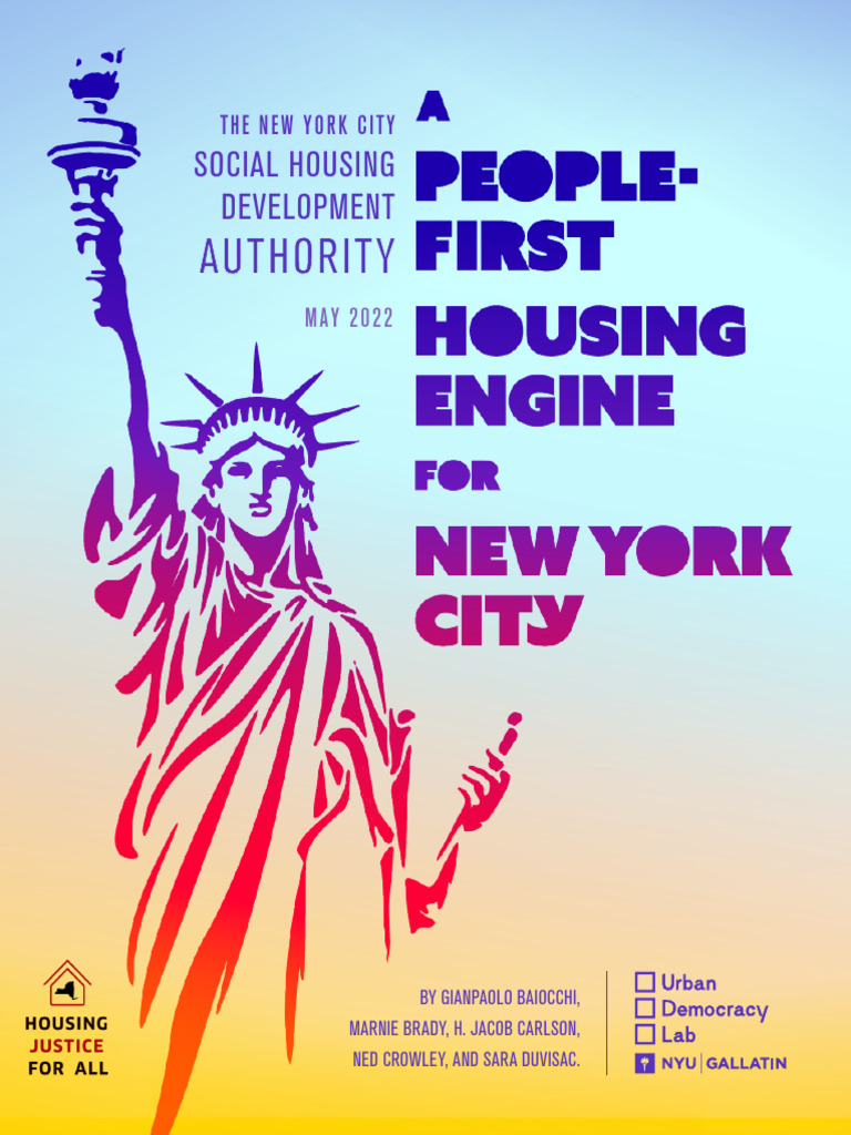 New York City Social Housing Authority Proposal | PDF | Public Housing ...